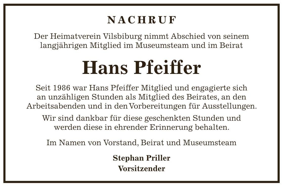 Startseite - Heimatmuseum Vilsbiburg